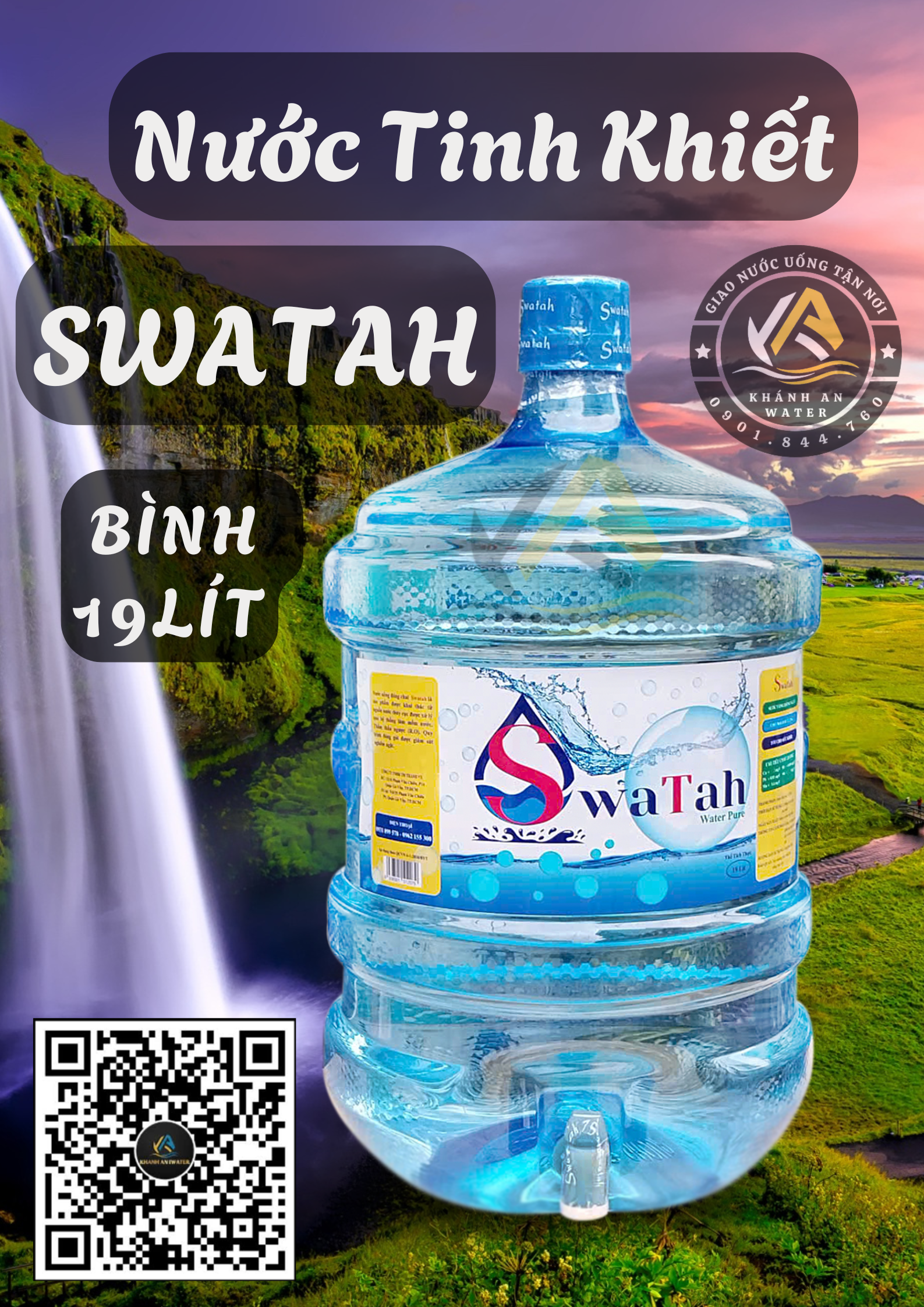 Giới Thiệu Nước Uống Tinh Khiết Swatah 19 Lít - KHÁNH AN WATER